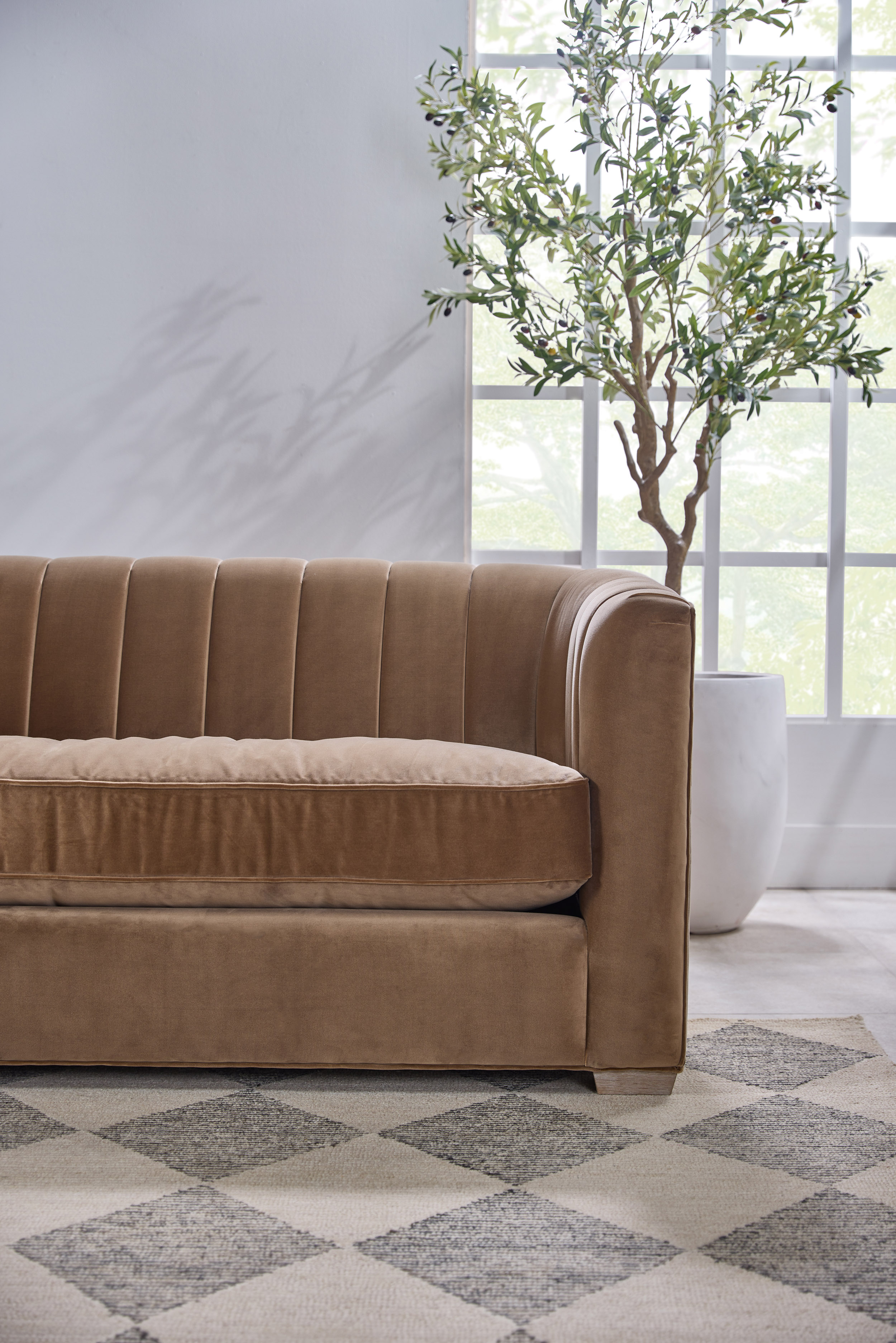 Bronx 87" Channel Back Sofa | Essentials For Living
