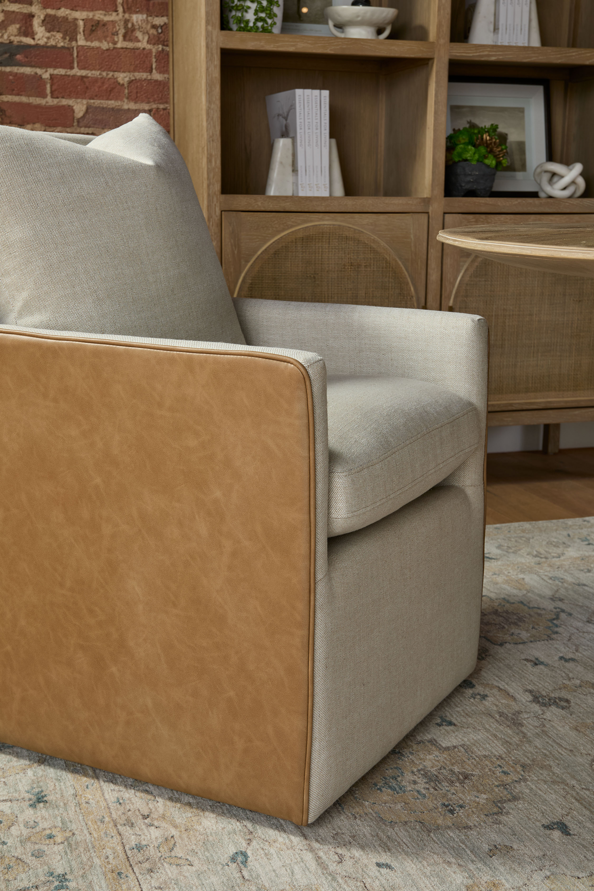 Harmony Arm Chair With Casters | Essentials For Living