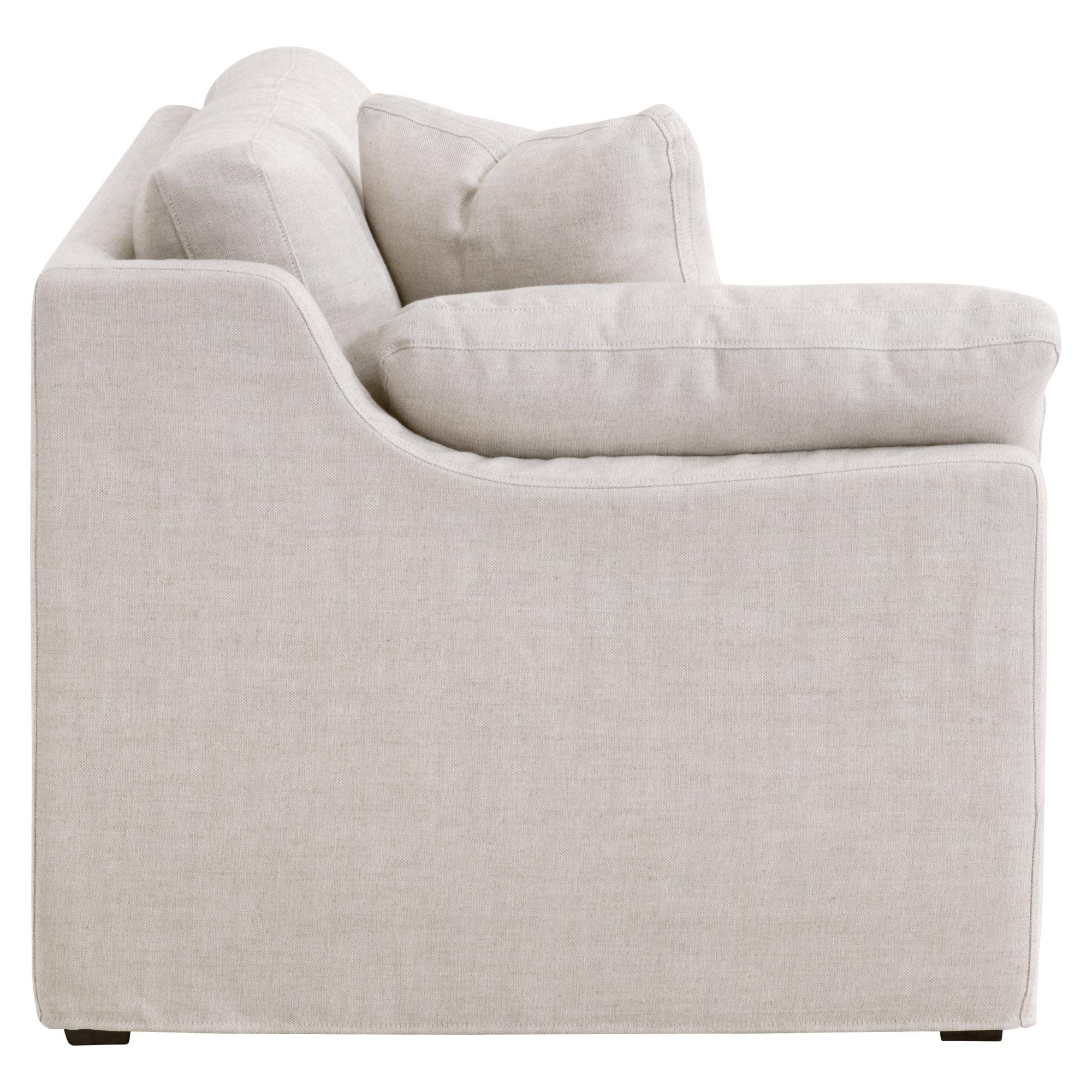 Lena Modular Slipcover 2-Seat Left Slope Arm Sofa | Essentials For Living