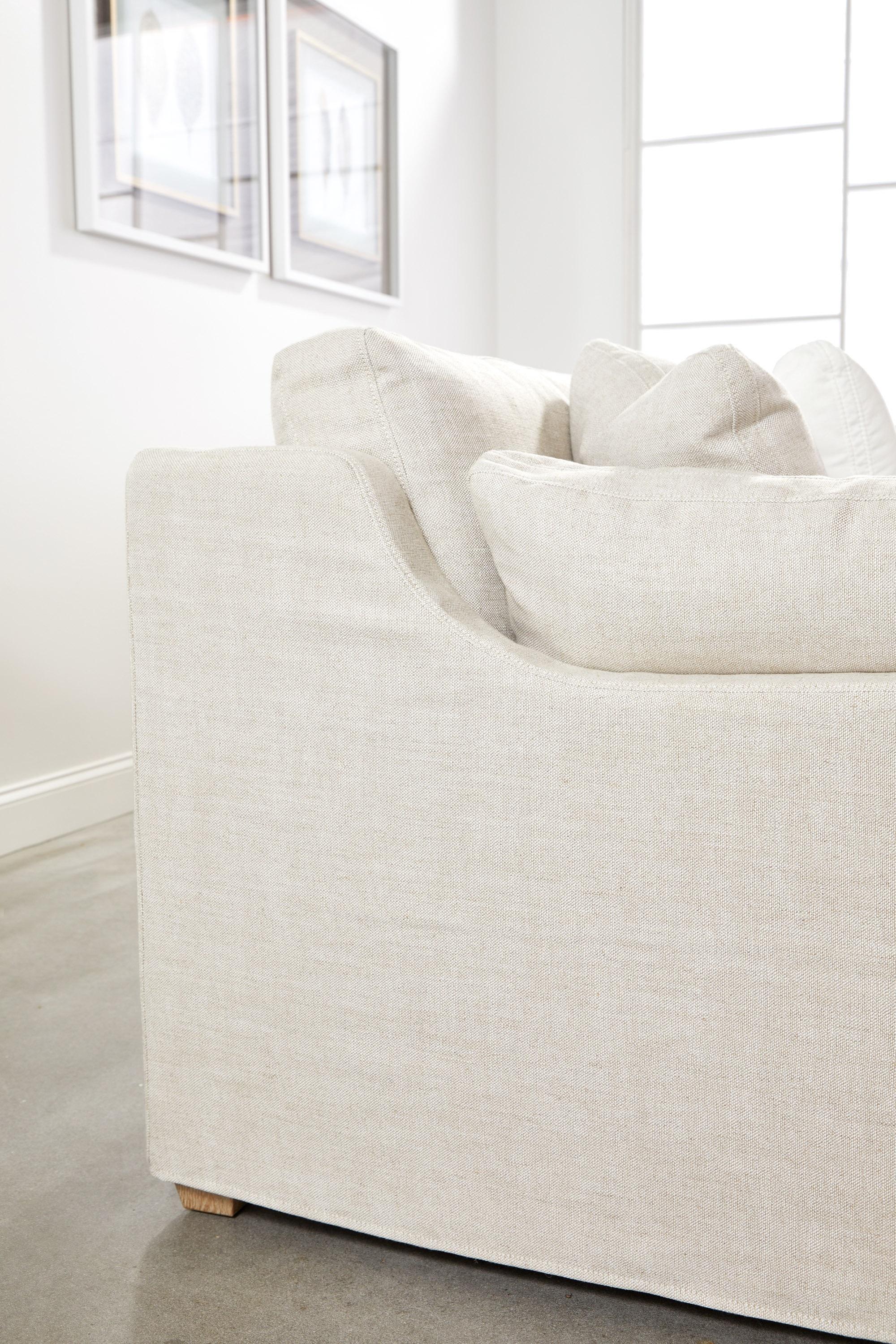 Lena Modular Slipcover 2-Seat Left Slope Arm Sofa | Essentials For Living