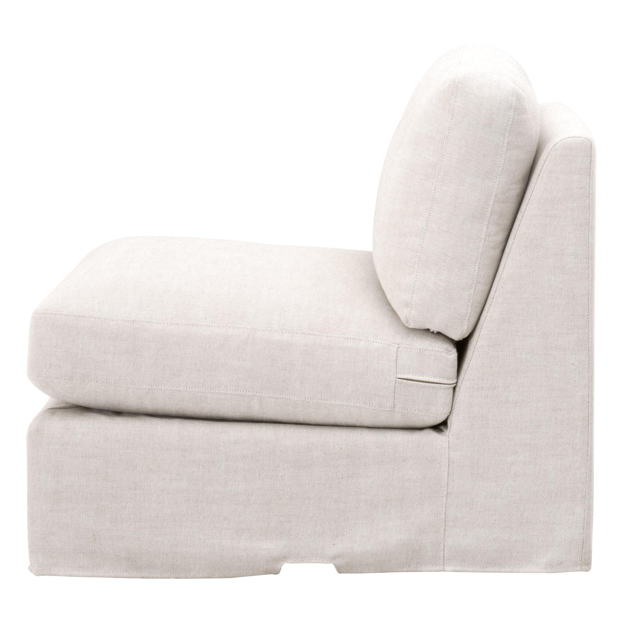 Lena Modular Slipcover 1-Seat Armless Chair | Essentials For Living