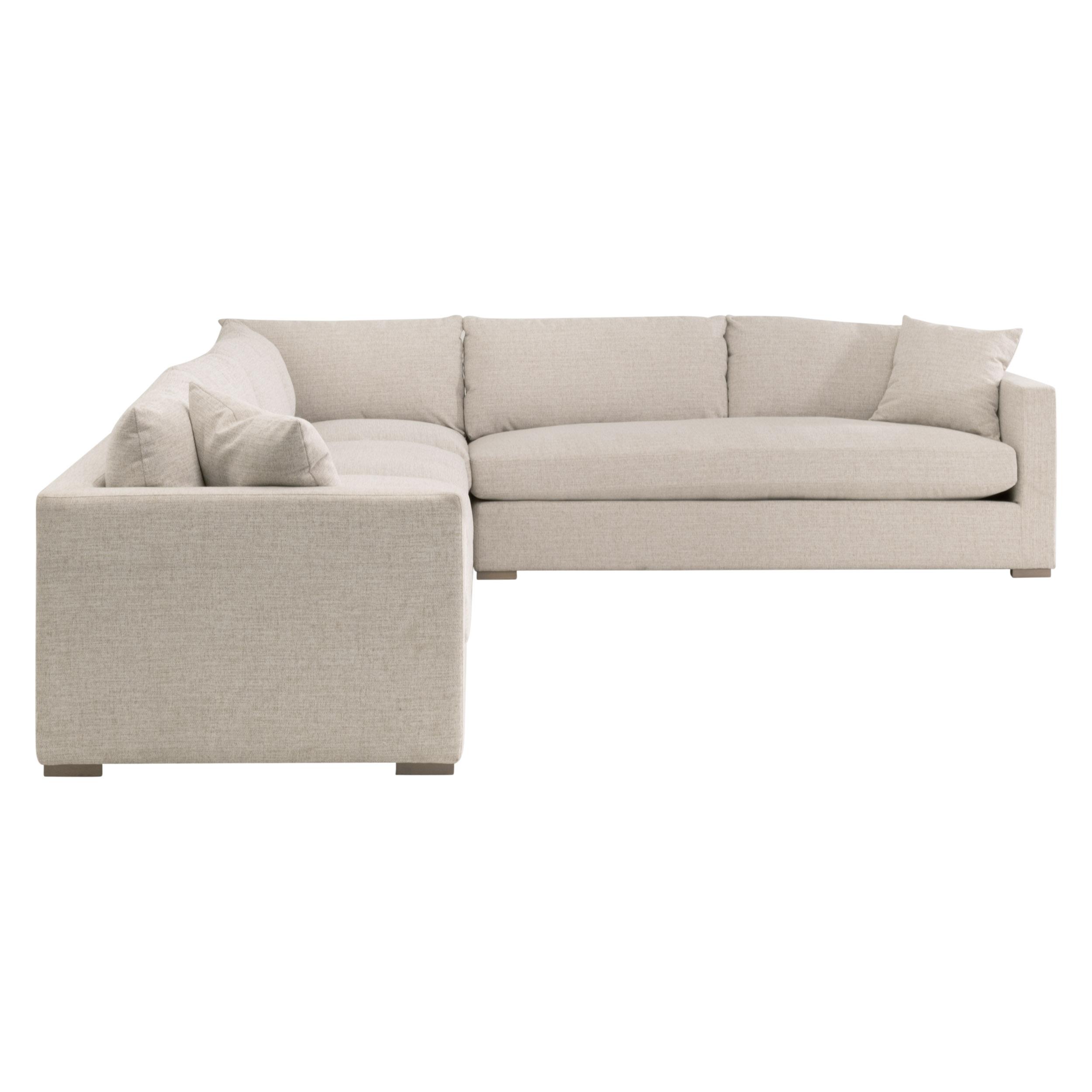 Newport Outdoor Modular 2-Seat Left Track Arm Sofa | Essentials For Living