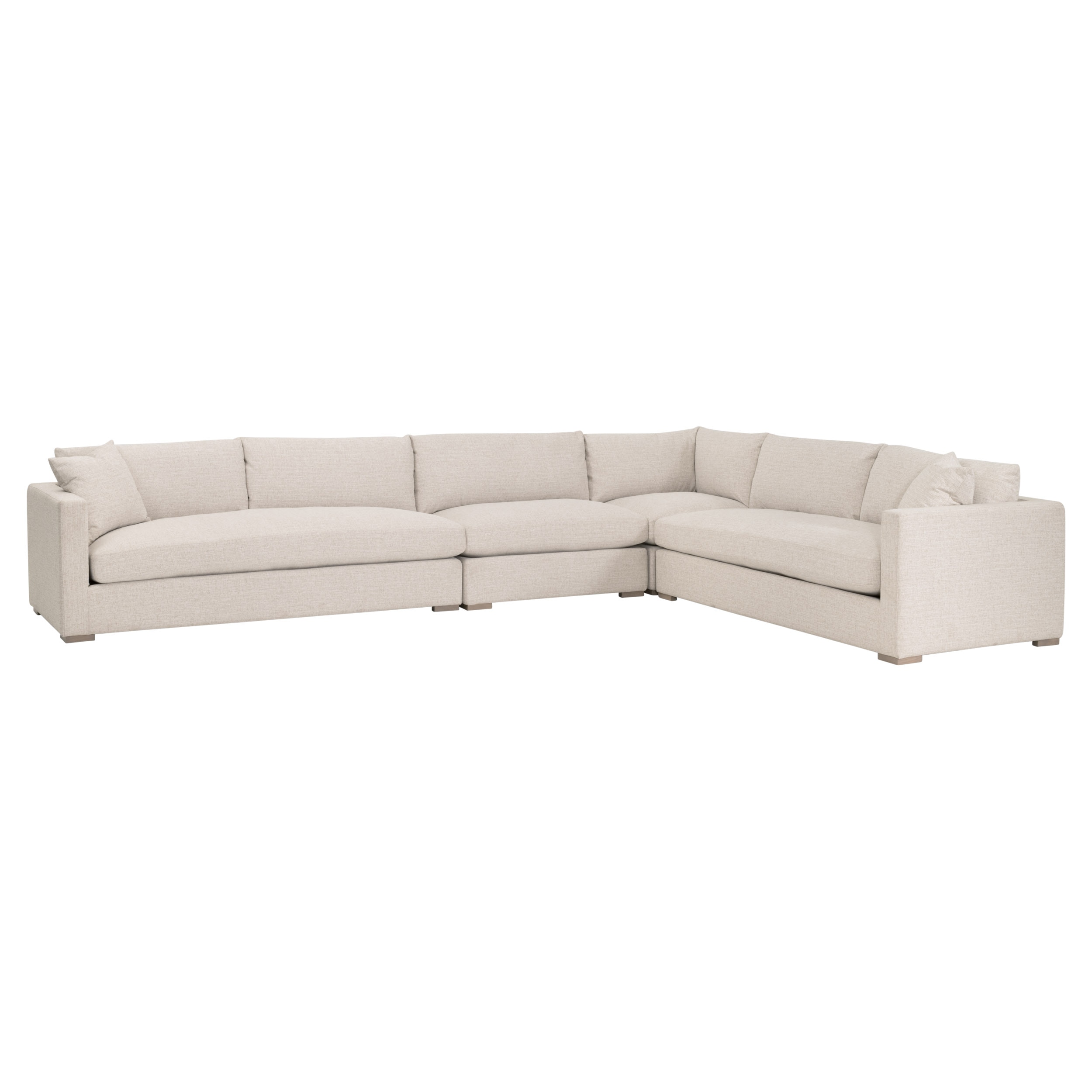 Newport Outdoor Modular 2-Seat Right Track Arm Sofa | Essentials For Living