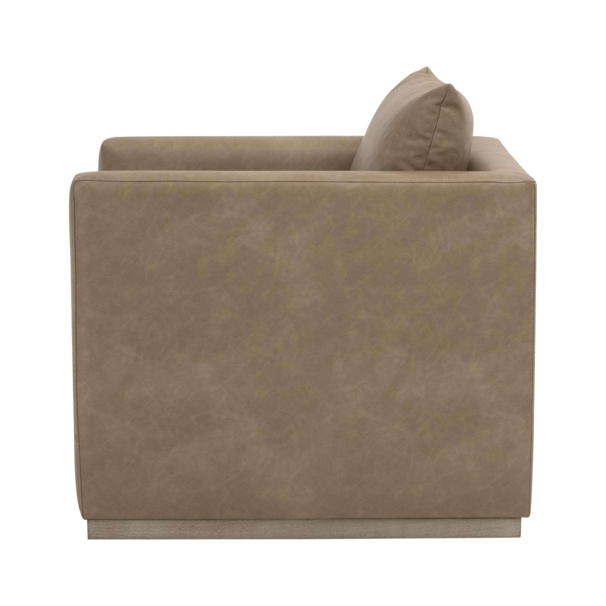 Siena Plinth Base Swivel Club Chair | Essentials For Living