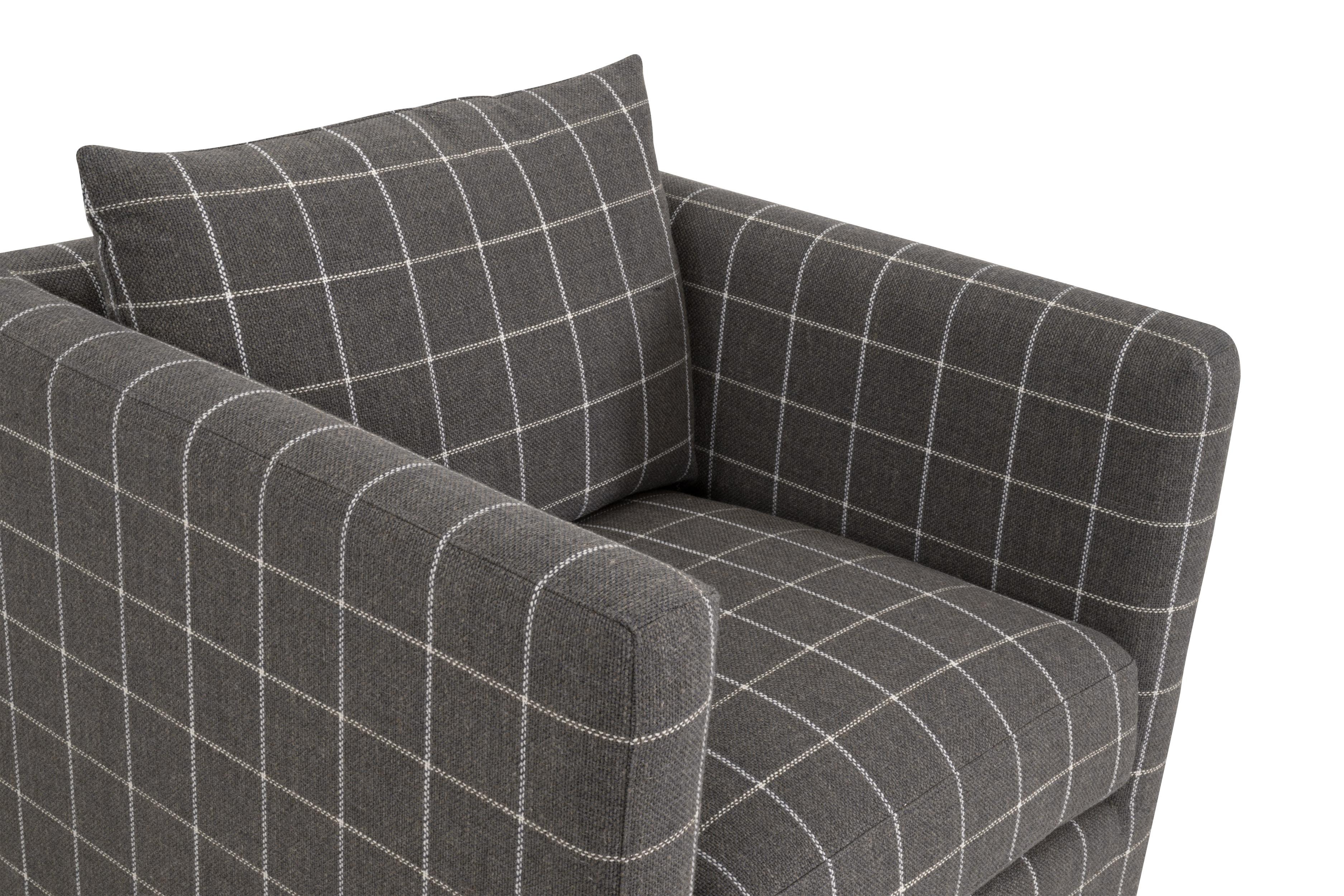 Siena Plinth Base Swivel Club Chair | Essentials For Living