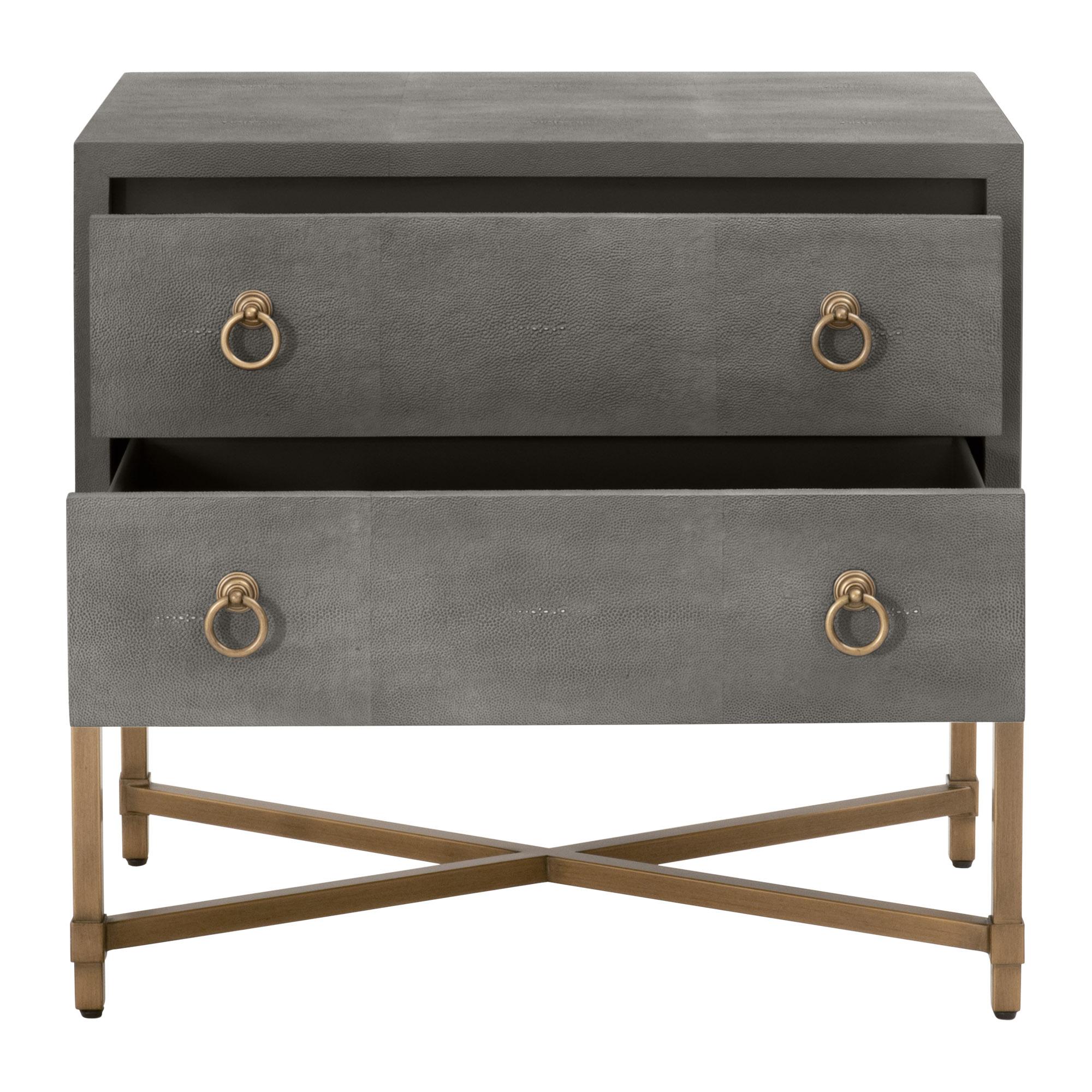 Strand Shagreen 2-Drawer Nightstand | Essentials For Living