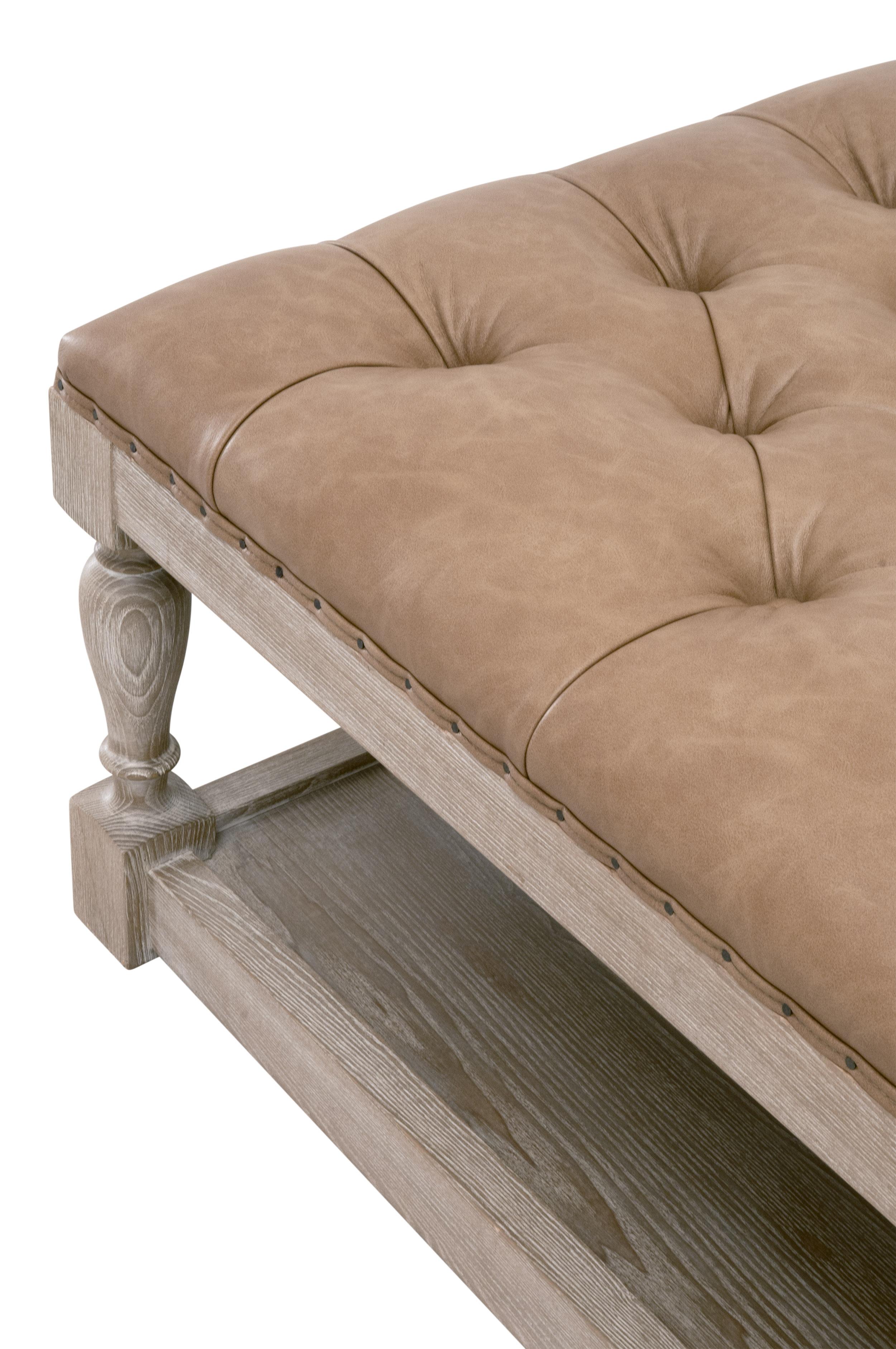Townsend Tufted Upholstered Coffee Table | Essentials For Living