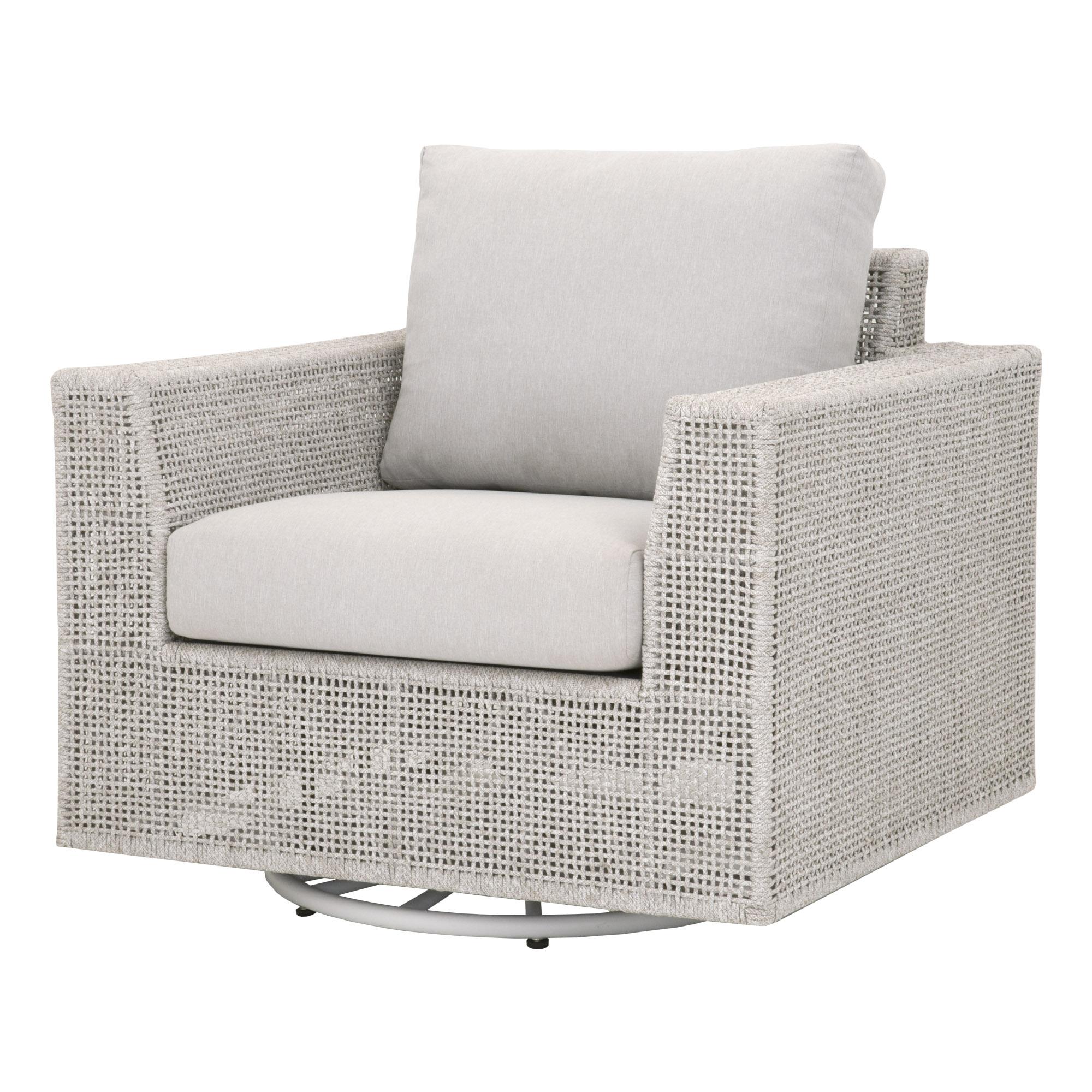 Tropez Outdoor Swivel Rocker Sofa Chair | Essentials For Living