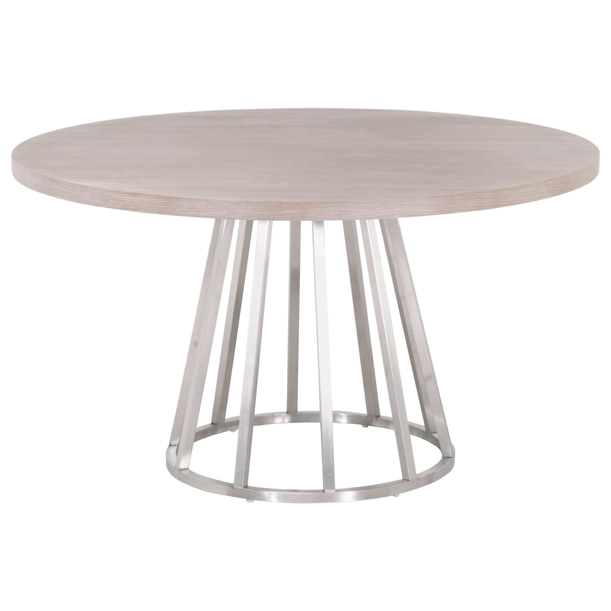 Turino 54" Round Dining Table Wood Top | Essentials For Living